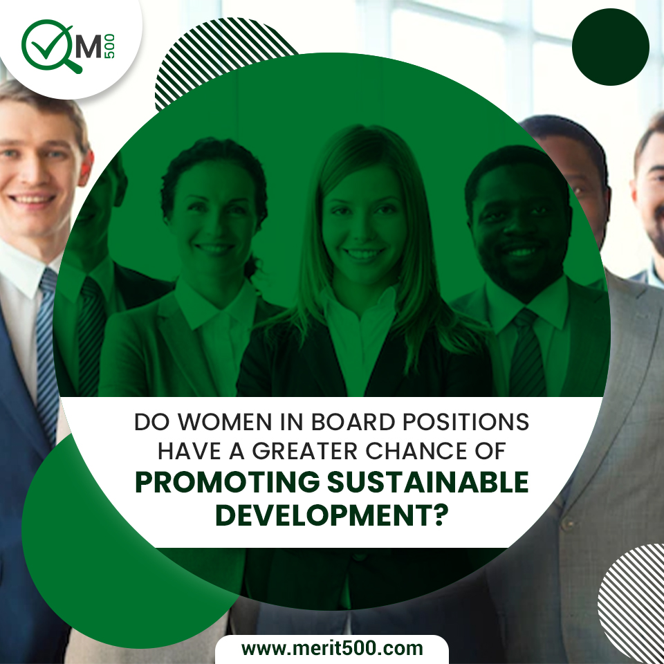 Do women in board positions have a greater chance of promoting ...